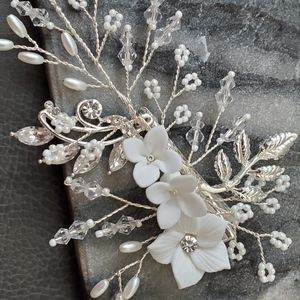 Enjoy Luv | Accessories | New Bridal Headpiece Prom Hair Pin Flower ...